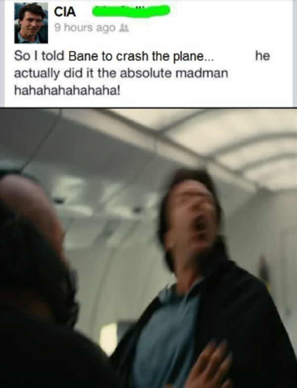 Bane Airplane Memes