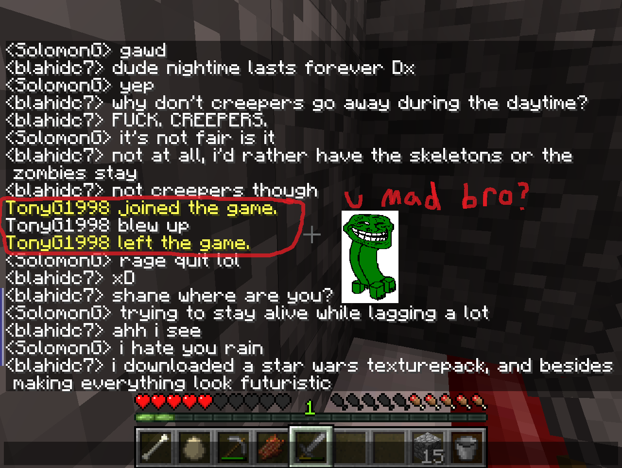 Facebook Creeper Meme