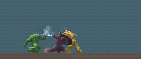 Awesome Animated Sword Fight : gif