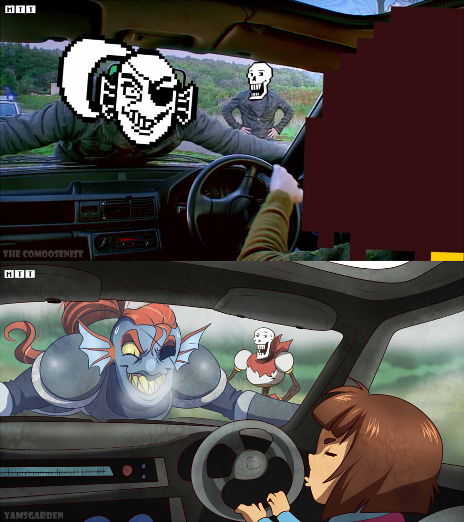 [SPOILERS(?)] What REALLY happens when being chased by Undyne ...